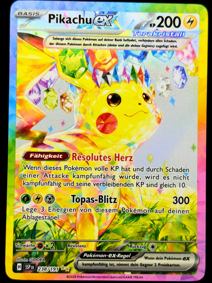Pikachu Ex Terakristall 238/191 Special Illustration Rare DE – Deckshop.de